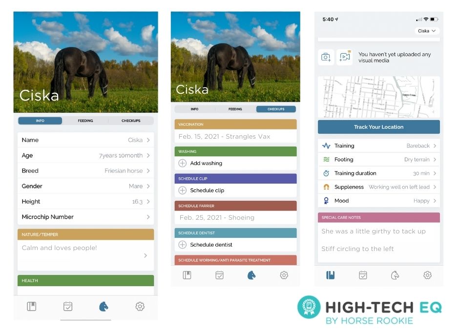 Equus Note: Digital Equestrian Diary (App Review) - Horse Rookie